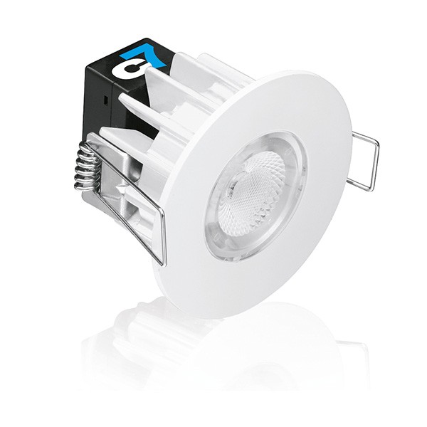 Aurora Lighting c7 7W Cool White Non-Dimmable Fixed LED Downlight | UKES