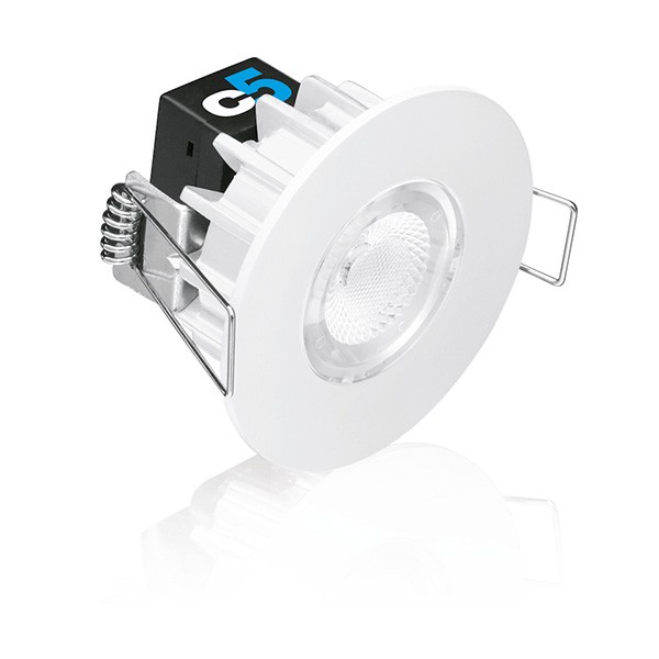 Aurora Lighting C5 5w Warm White Dimmable Fixed Led Downlight Ukes