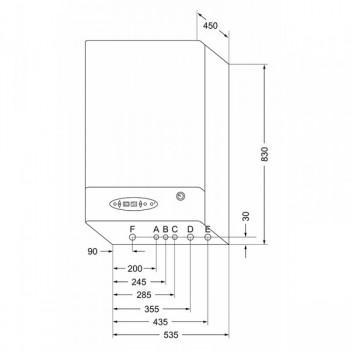 Elnur Heating CMX15 Wall-mounted Digital Modulating Electric Boiler For ...