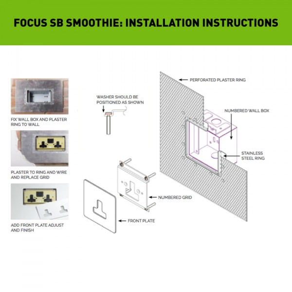 Focus SB Smoothie FS11.2W 2 gang 20 amp 2 way rocker switch in Primed ...