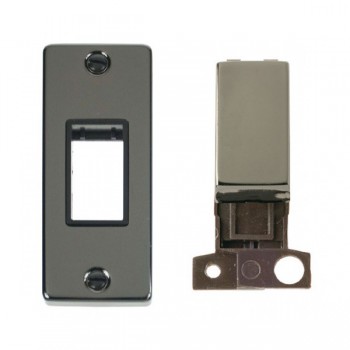 Click Deco Victorian Black Nickel Single Architrave Switch Kit with ...