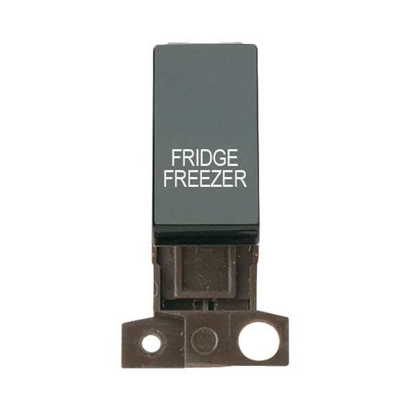 Click MiniGrid Black 13A/10AX Double Pole Fridge Freezer Switch Module ...