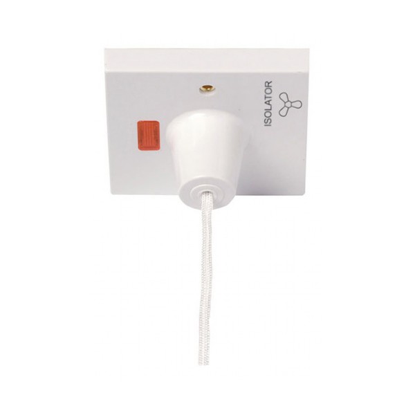 Buy Click Polar PRW208 10A 3 Pole Pullcord Fan Isolation Switch with ...