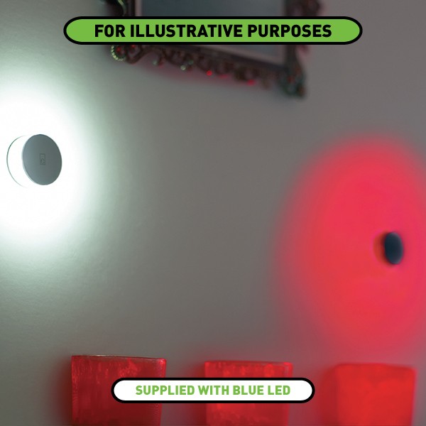 Collingwood Lighting ML03 BLUE Mini Halo Blue LED Wall Light | UKES