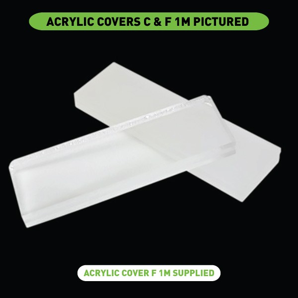 Collingwood Lighting LINE PROFILE 20MM 1M & ACRYLIC COVER F 1M ...
