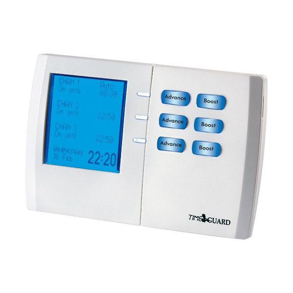 Timeguard TRT038 3 Channel 7 Day Digital Heating Programmer | UKES