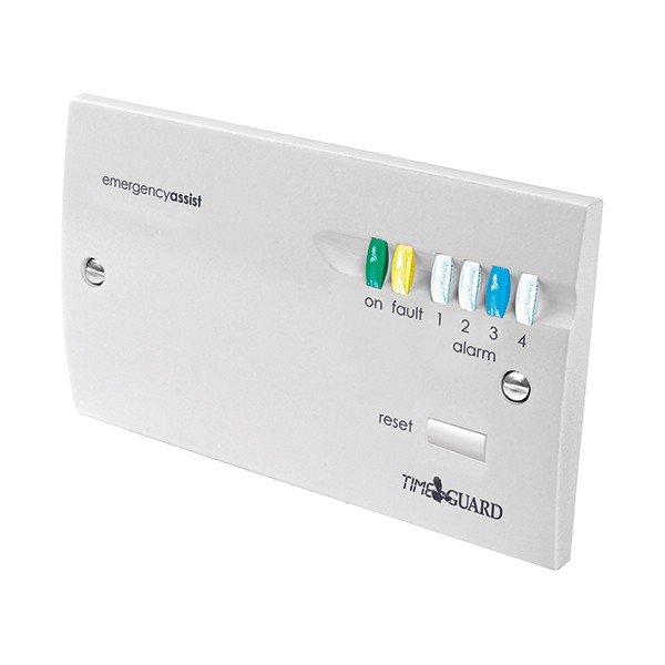 Timeguard EACP4 2 Gang Four Zone Emergency Assist Control Panel White ...