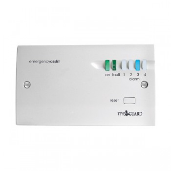 Timeguard EACP4 2 Gang Four Zone Emergency Assist Control Panel White ...
