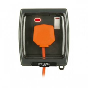 Timeguard TGV101 Weathersafe Vision One Gang 13A Switched Socket | UKES