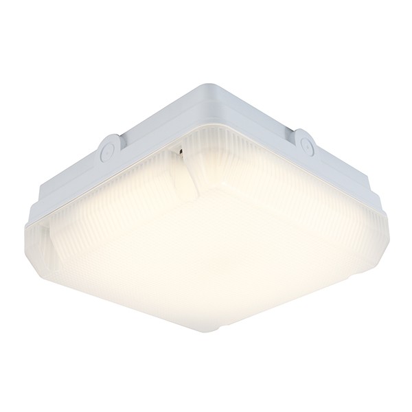 Ansell Lighting Astro LED 8W White Bulkhead with Photocell | UKES