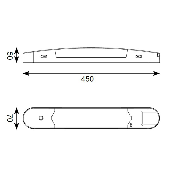 Ansell Lighting Profile 8W Cool White Dual Voltage LED Light with ...