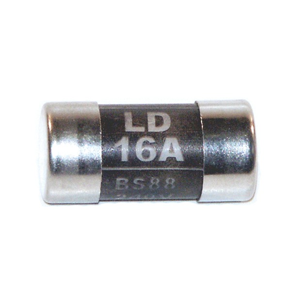 Europa LD16 LD C30 Black BS1361 Consumer Unit Fuse - 16amp | UKES