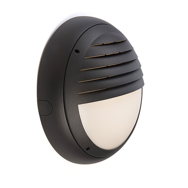 Ansell Lighting Vision 3 LED Graphite Bulkhead | UKES