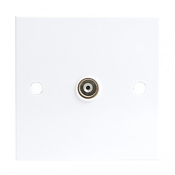 Knightsbridge Standard Isolated TV Coaxial Outlet | UKES