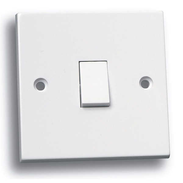 Selectric Square LG206 1 Gang Intermediate 10A Switch | UKES