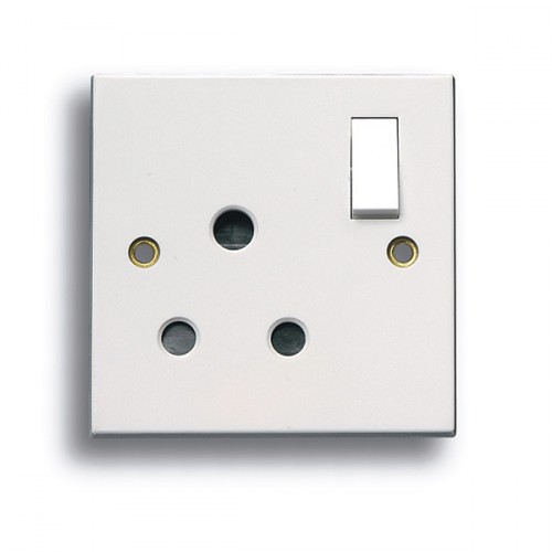 Selectric Square LG9091 15A 3 Pin Round Pin Switched Socket at UK ...