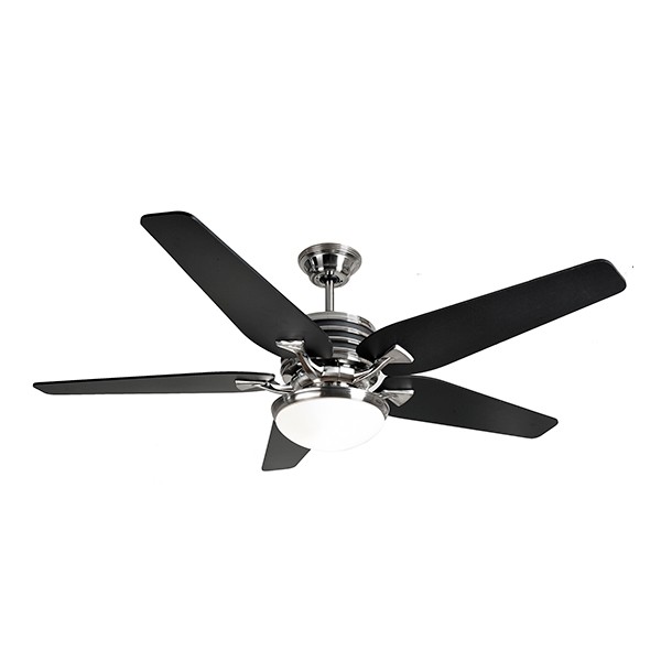 Fantasia Omega CS 52 inch Remote Control Brushed Nickel Ceiling Fan ...