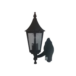 KSR Lighting Black Exterior Lantern with PIR Sensor | UKES