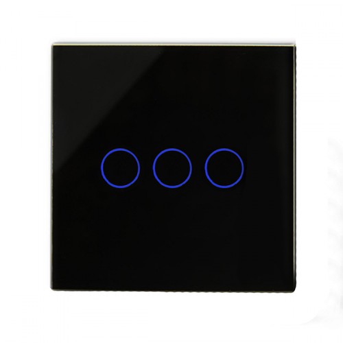 Retrotouch Crystal 3 Gang Touch Switch (00455) at UK Electrical