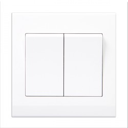 Retrotouch 07680 Simplicity White 2 Gang RJ45 Data Socket at UK ...