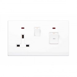 Retrotouch 07680 Simplicity White 2 Gang RJ45 Data Socket at UK ...