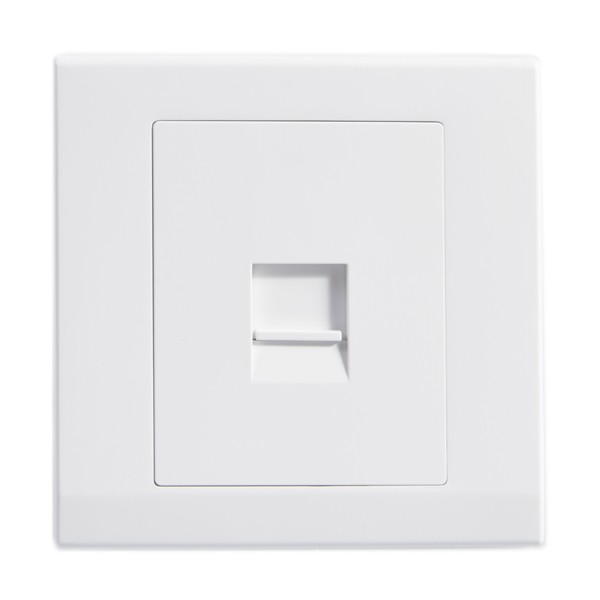 Retrotouch 07760 Simplicity White 1 Gang BT Slave Telephone Socket at ...