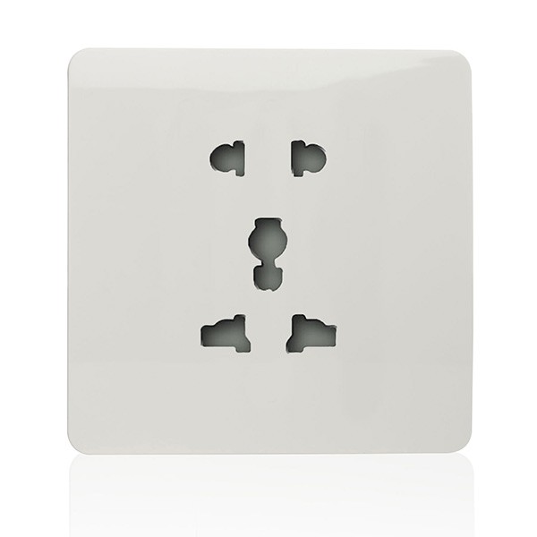 Trendi Ice White 1 Gang 10A Multi-Pin Socket | UKES