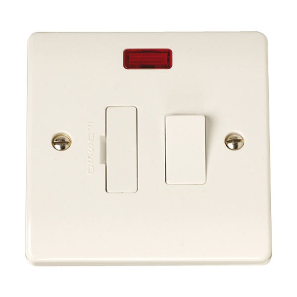 Click Curva 13A Fused Connection Unit DP Switched & Neon at UK ...