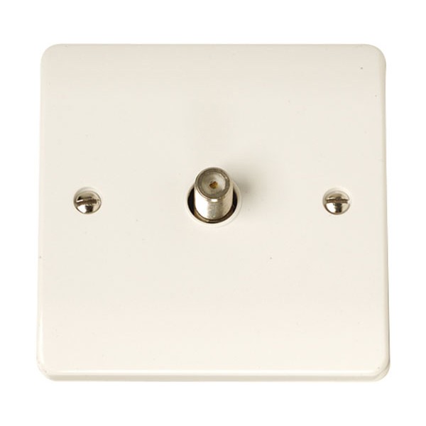 Click Curva 1 Gang Non-isolated Satellite Socket (Unshielded) at UK ...