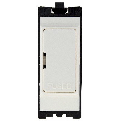 Hamilton Vogue White 13A Fuse Grid Fix Module | UKES