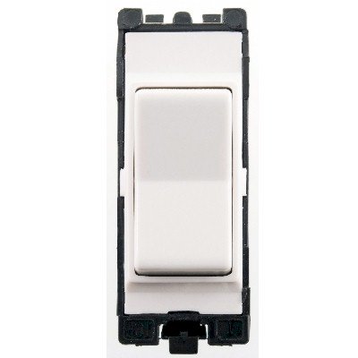 Hamilton Vogue White 10AX Push To Make Retractive Rocker Switch Grid ...