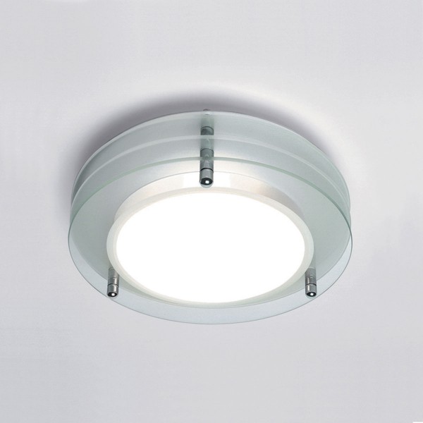 Astro Strata Round Frosted Ceiling Light | UKES
