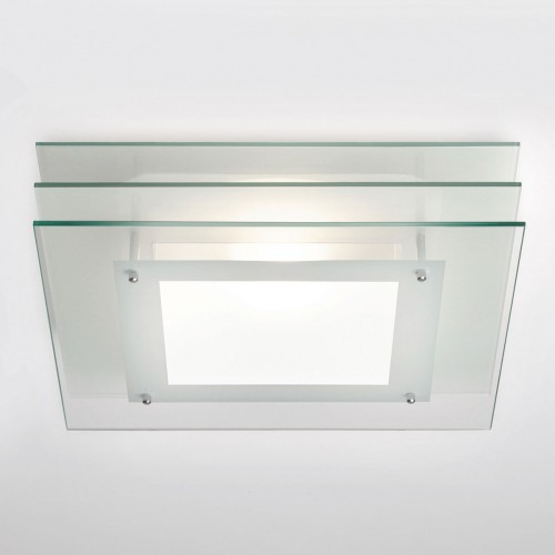 Astro Strata Square Frosted Ceiling Light (0291) | UKES