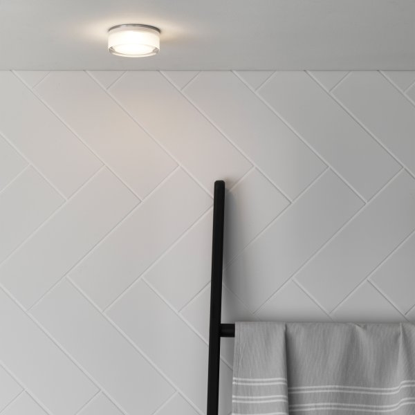 Astro Vancouver Round GU10 Polished Chrome Bathroom Downlight | UKES