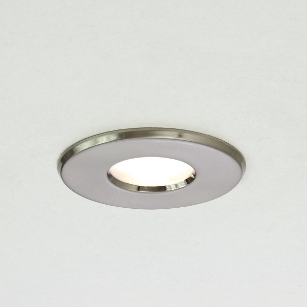 Astro Kamo GU10 Brushed Nickel Bathroom Downlight | UKES