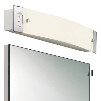 Astro Shaver Light Polished Chrome Bathroom Wall Light | UKES