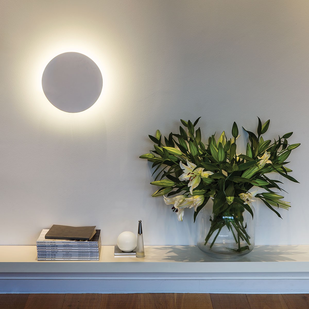 Astro Eclipse 250 Round 3000K Plaster LED Wall Light at UK Electrical ...