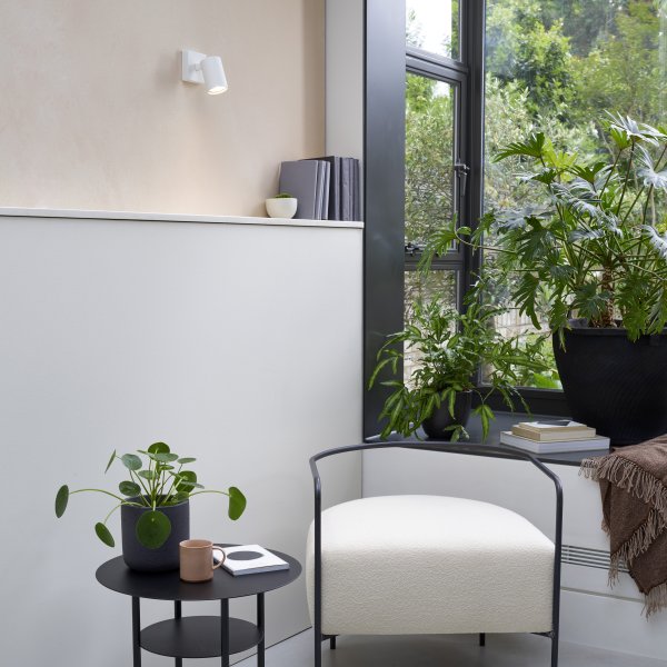 Astro Ascoli Single Textured White Spotlight | UKES