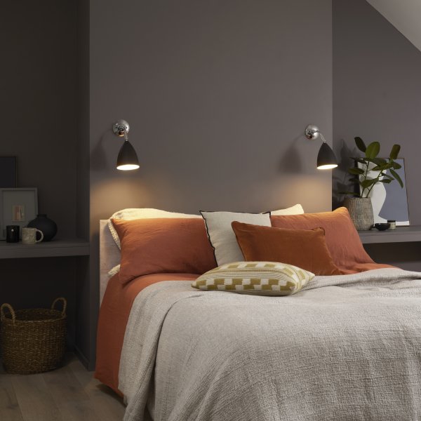 Astro Joel Matt Black Wall Reading Light | UKES