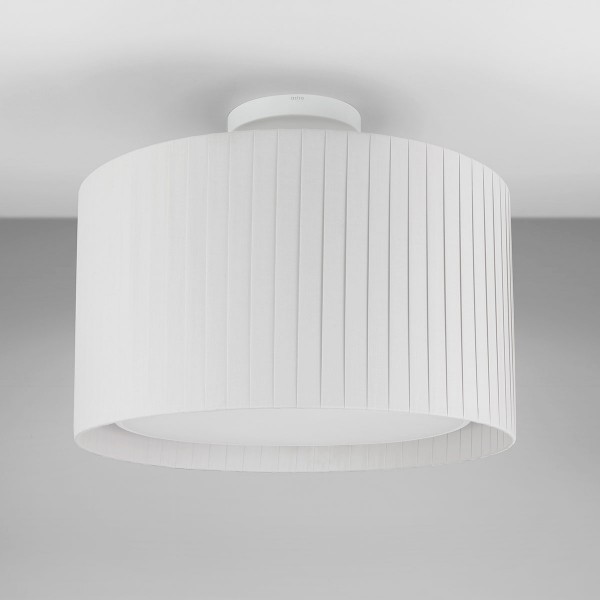 Astro Semi Flush White Ceiling Light Unit | UKES