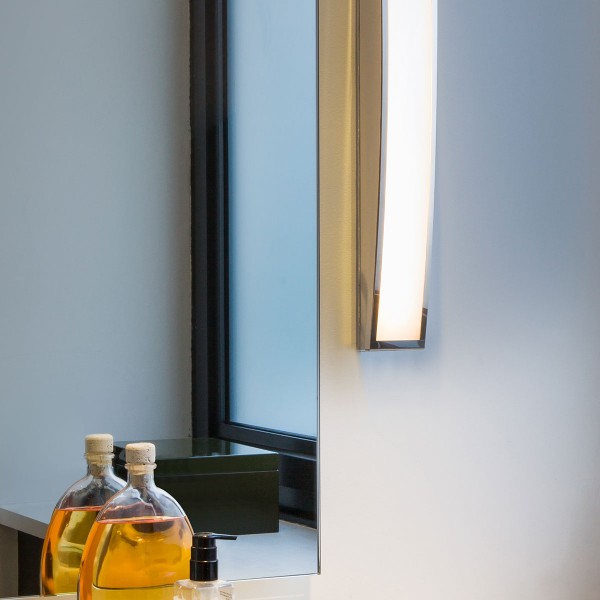 Astro Chord Polished Chrome Bathroom LED Wall Light | UKES