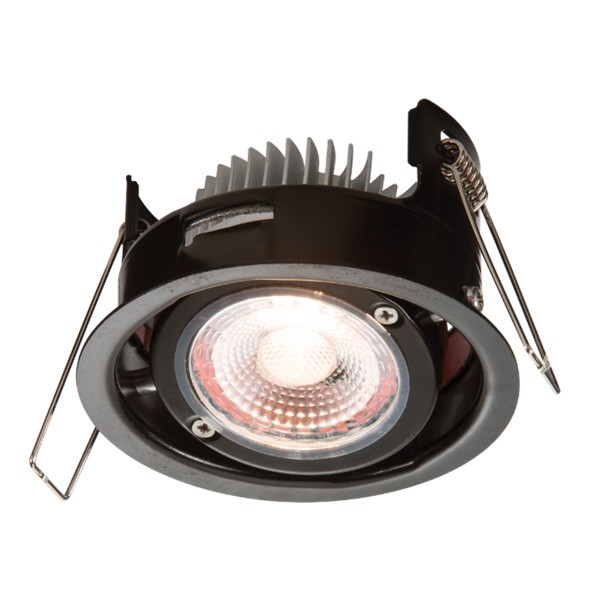 Knightsbridge ProKnight 8W Warm White Dimmable Tilt LED Downlight | UKES