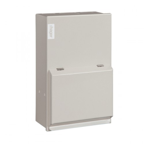 Hager Design 10 Metal LA 4 Module Din Rail Enclosure (Amendment 3) at ...