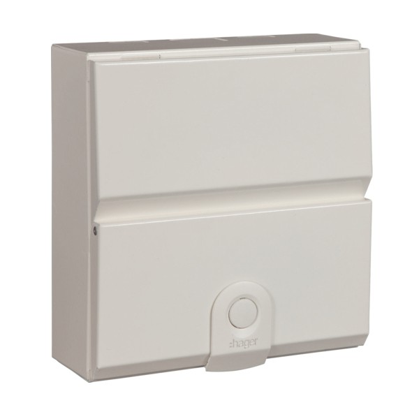Hager Design 30 Metal 6 Way Consumer Unit - 100A Main Switch (Amendment ...