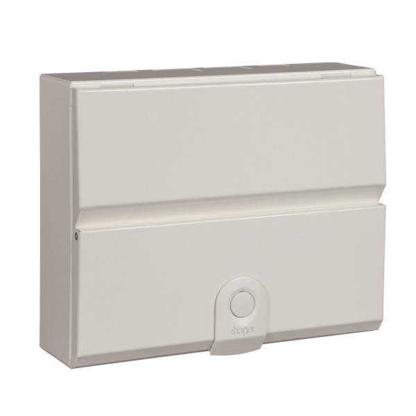 Hager Design 30 Metal 6 Way Split Load (3+3) Consumer Unit with ...