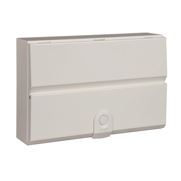 Hager Design 30 Metal 10 Way Split Load (5+5) Consumer Unit - 100A Main ...