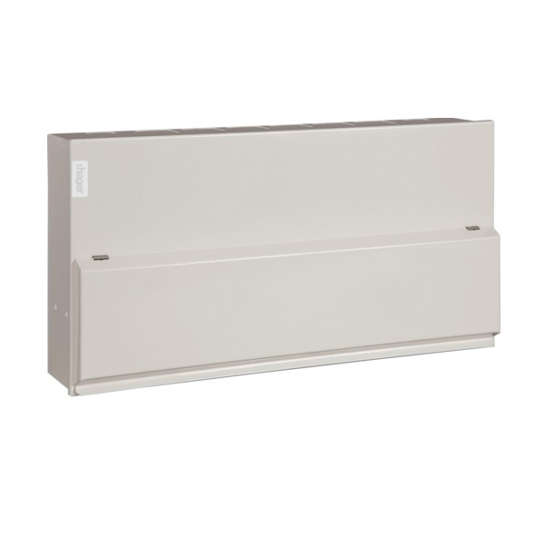 Hager Design 10 Metal 16 Way Split Load Configurable Consumer Unit ...