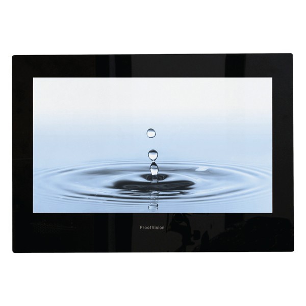 ProofVision Premium 32 Inch Waterproof Bathroom TV with Black Finish | UKES