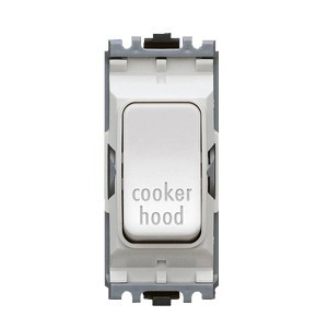 MK Electric Grid Plus 20A DP 1 Way Switch Module (K4896CHWHI) at UKES