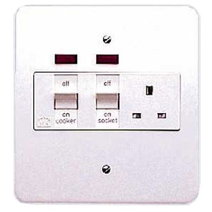 MK Electric Logic Plus™ White Surface Mounted 13A Switched Socket and ...